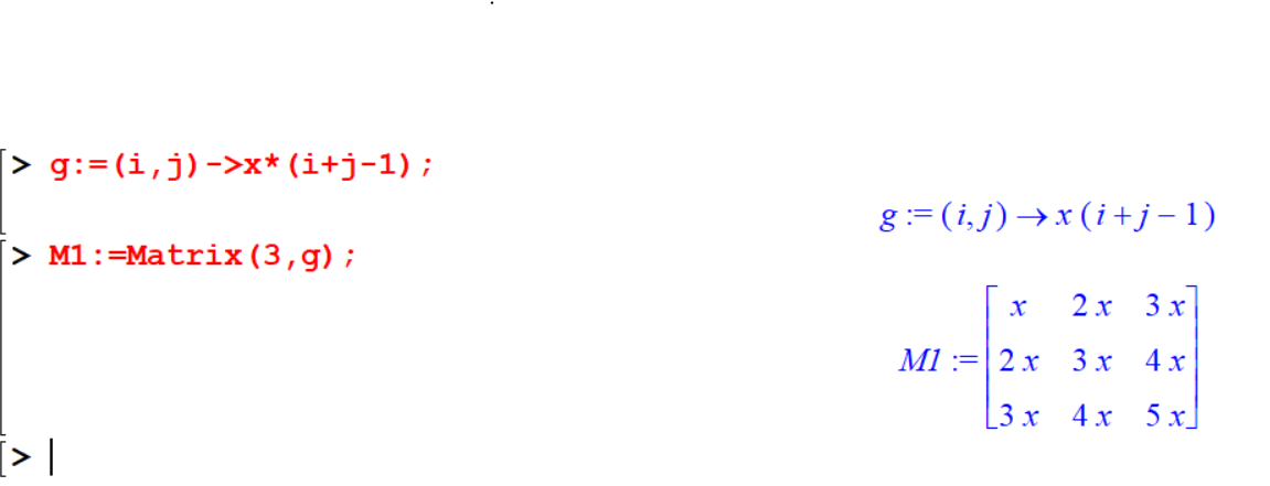 Lesson 10 Matrices | Maple